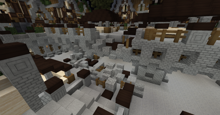 Medieval Market Square Minecraft Map