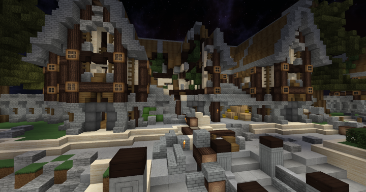 Medieval Market Square Minecraft Map