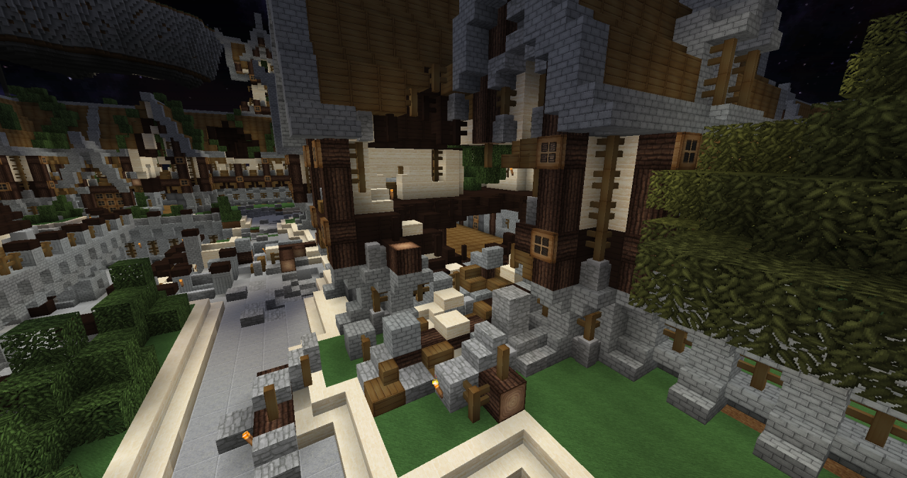 Medieval Market Square Minecraft Map