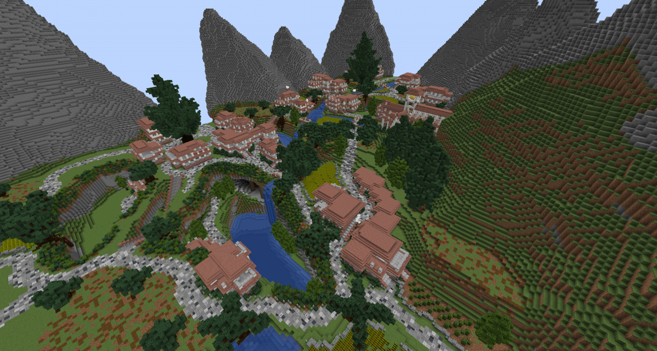 Capital City for a Quests Project Minecraft Map