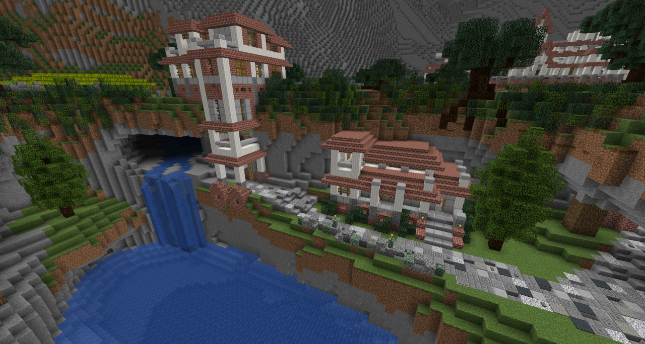 Capital City for a Quests Project Minecraft Map