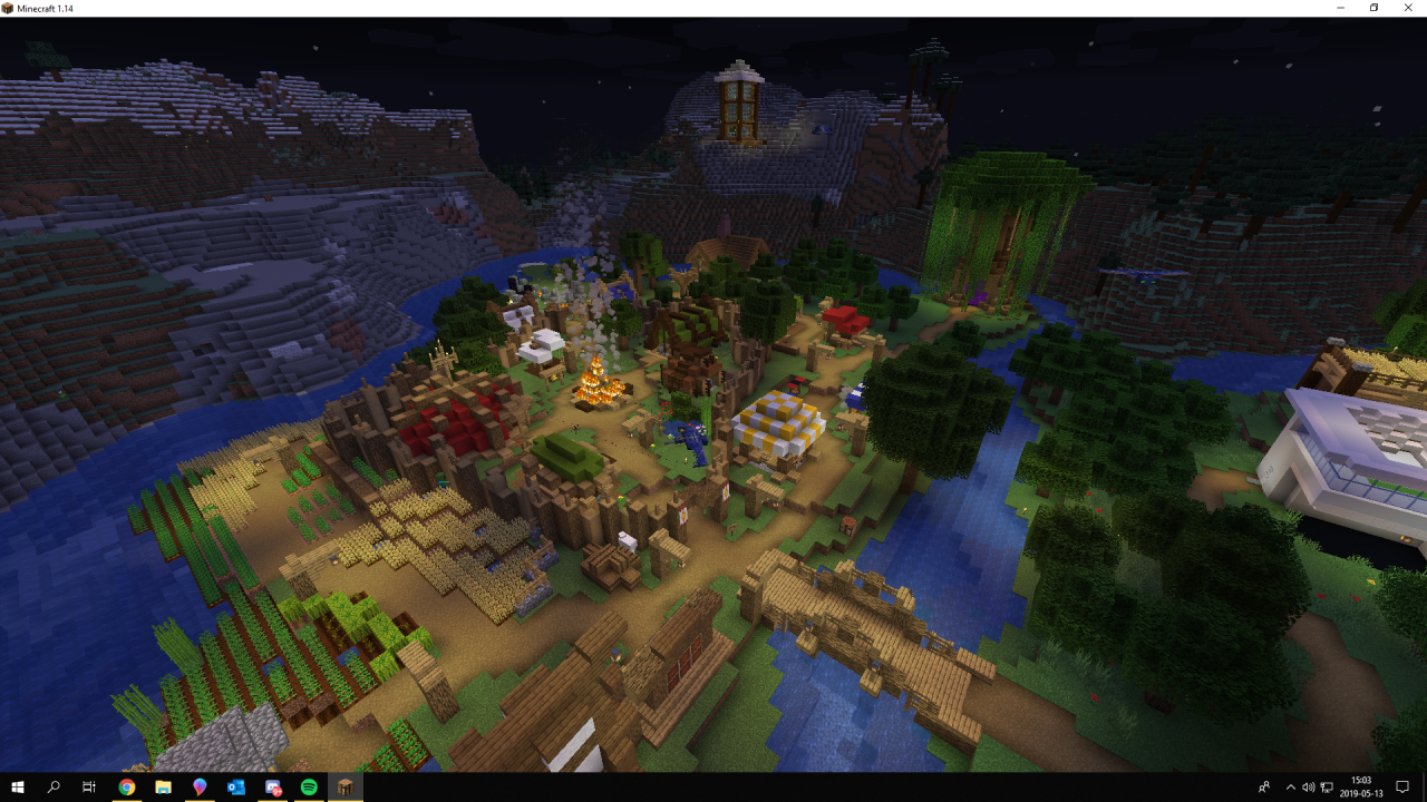 Spawn Minecraft Map