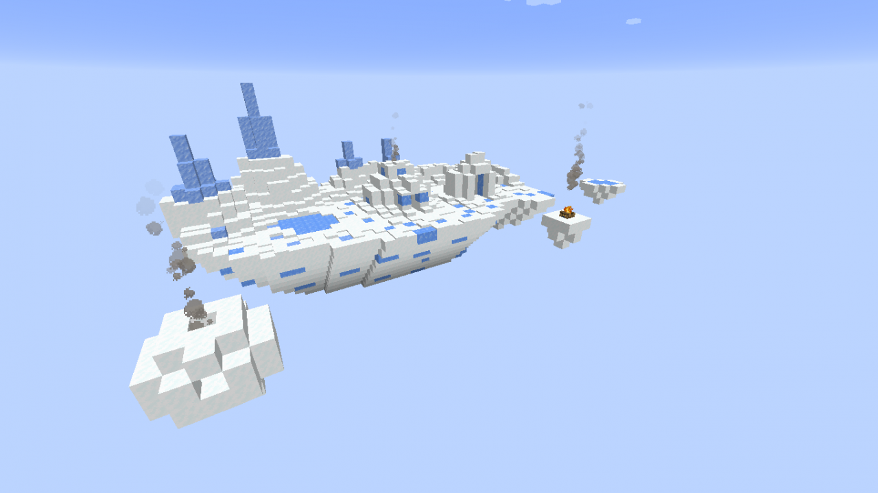 sky world Minecraft Map