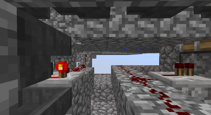 Almost Automatic Redstone Cobble Generator Minecraft Map