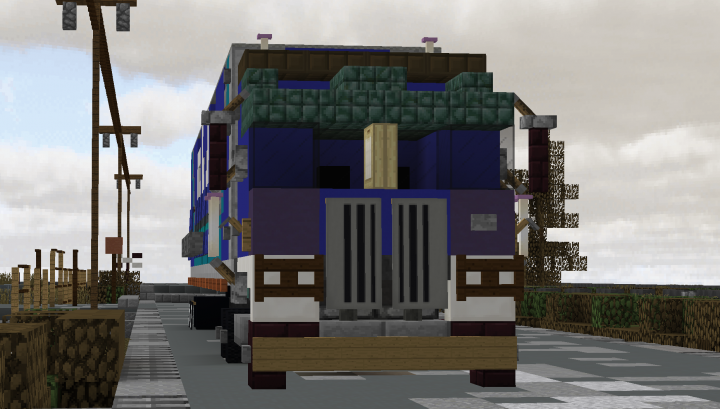 Kenworth K100 GMT Logistics company / trailer 53ft Minecraft Map
