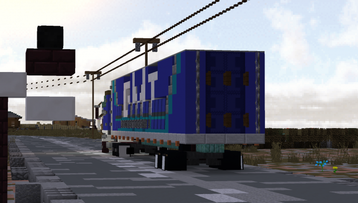 Kenworth K100 GMT Logistics company / trailer 53ft Minecraft Map