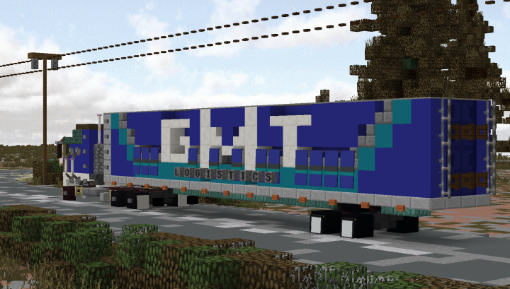 Kenworth K100 GMT Logistics company / trailer 53ft Minecraft Map