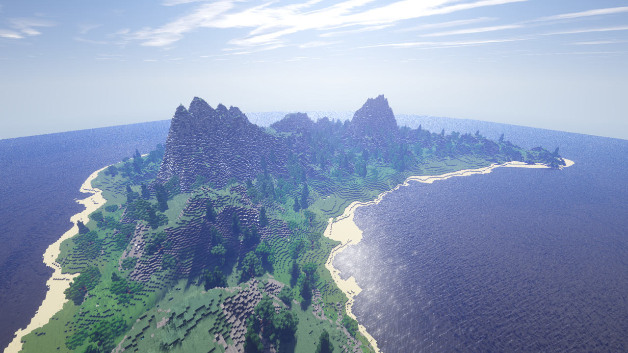 Just Island In The Ocean Minecraft Map