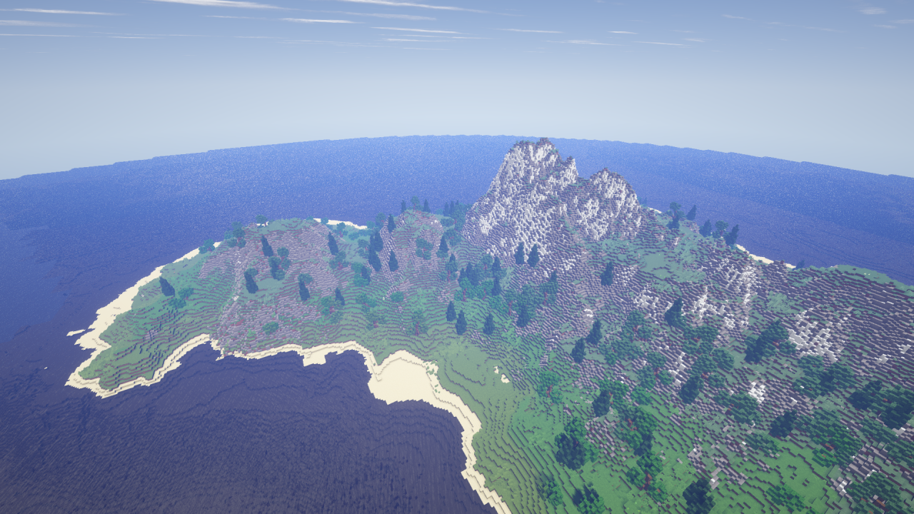 Just Island In The Ocean Minecraft Map