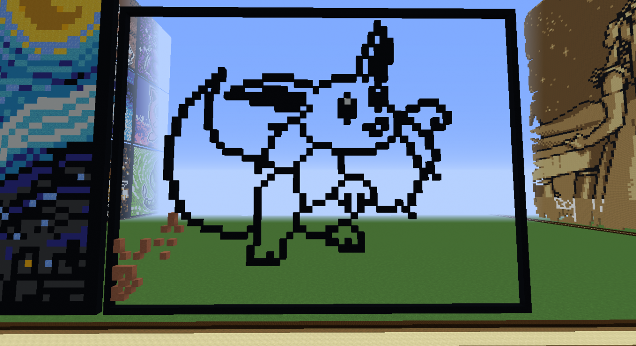 Eevee Pixelart! Minecraft Map