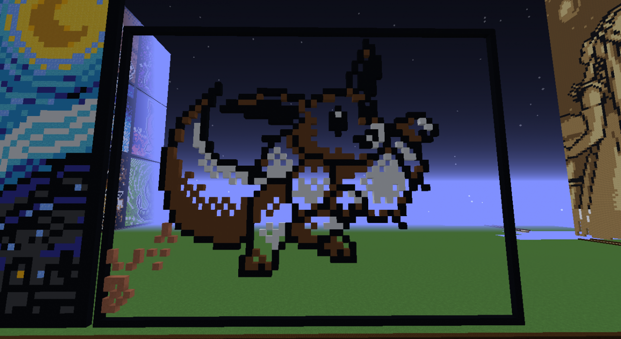 Eevee Pixelart! Minecraft Map