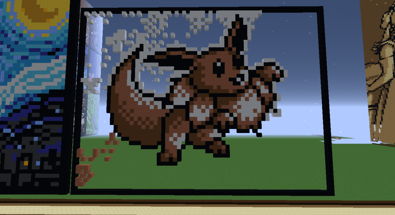 Eevee Pixelart! Minecraft Map