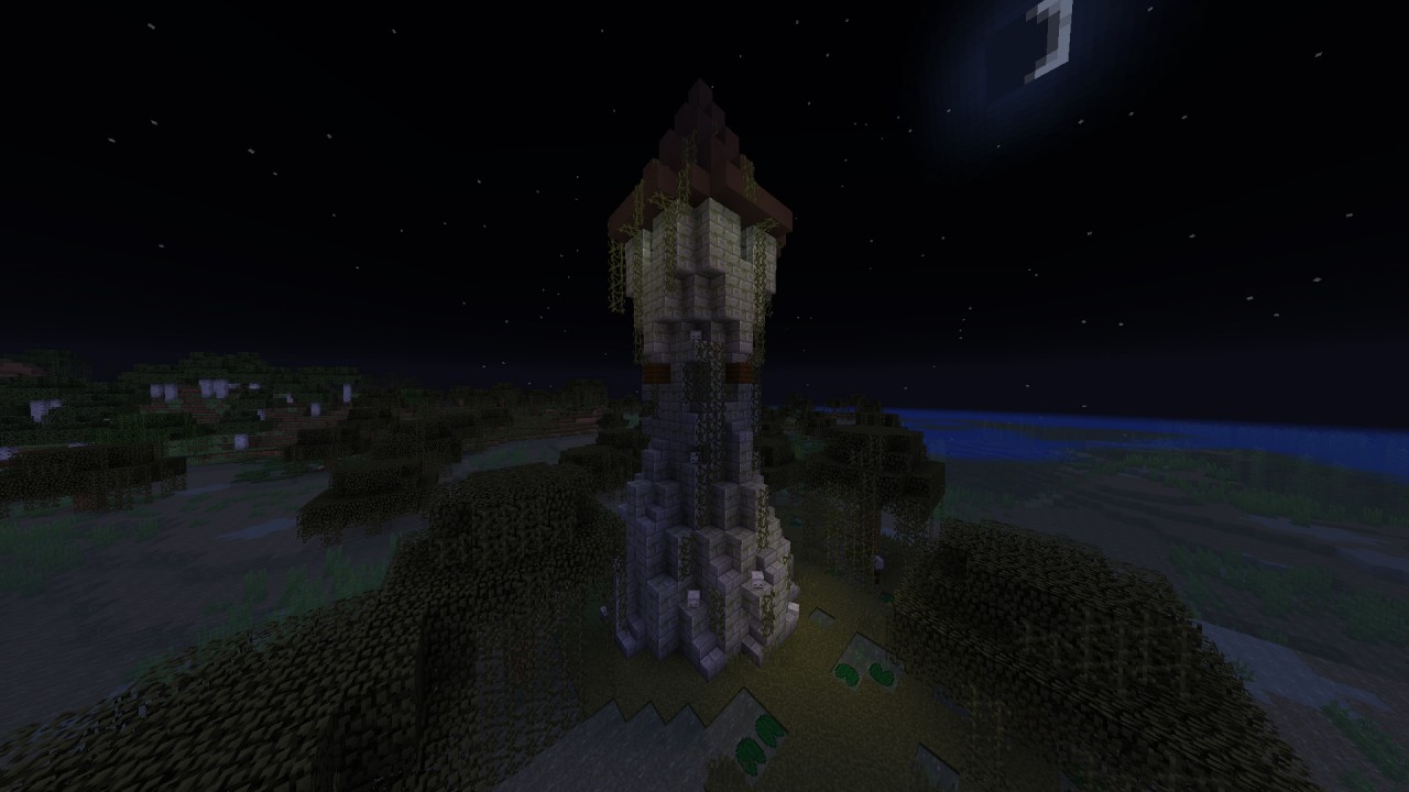 Swamp Tower (Witch/Warlock Tower) Minecraft Map