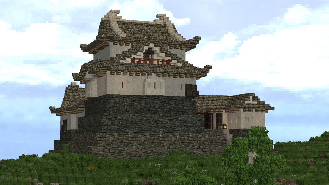 Japanese Guard Tower (Mini Castle) Minecraft Map