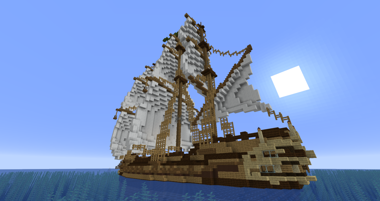 Florence's Flight - Fictional 17th Century Frigate Minecraft Map