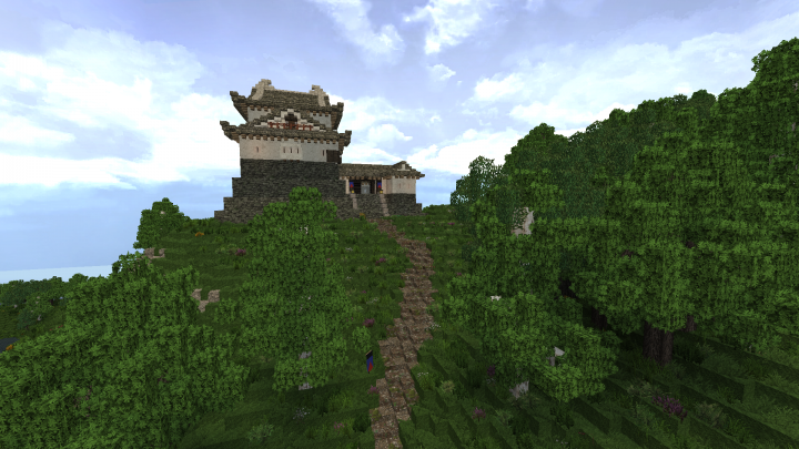 Japanese Guard Tower (Mini Castle) Minecraft Map