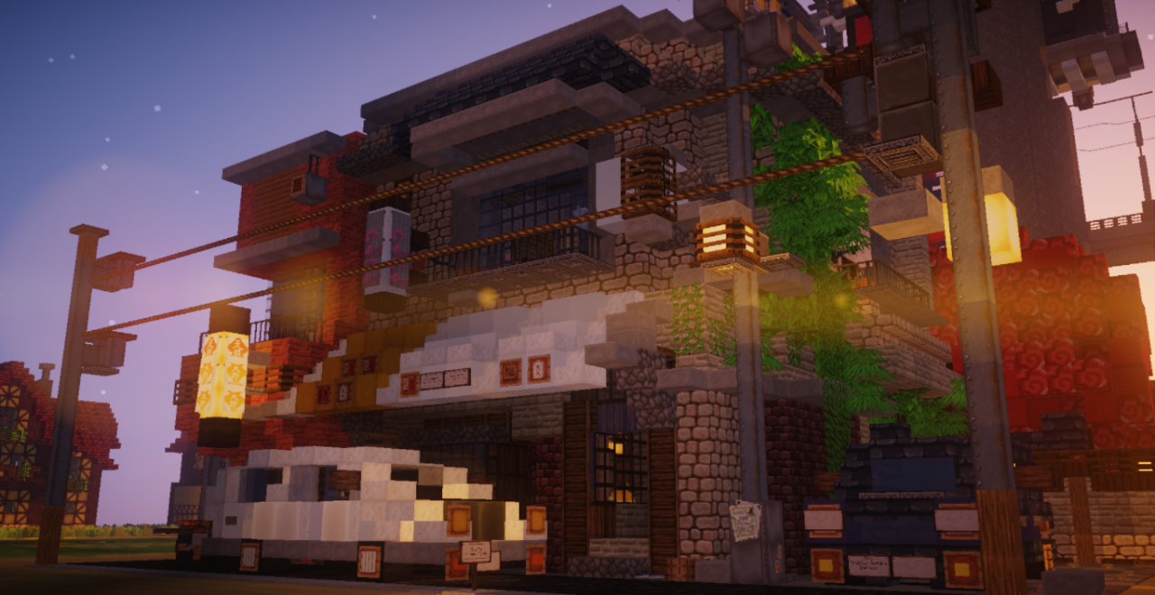 Initial D Replica Build Plot Minecraft Map