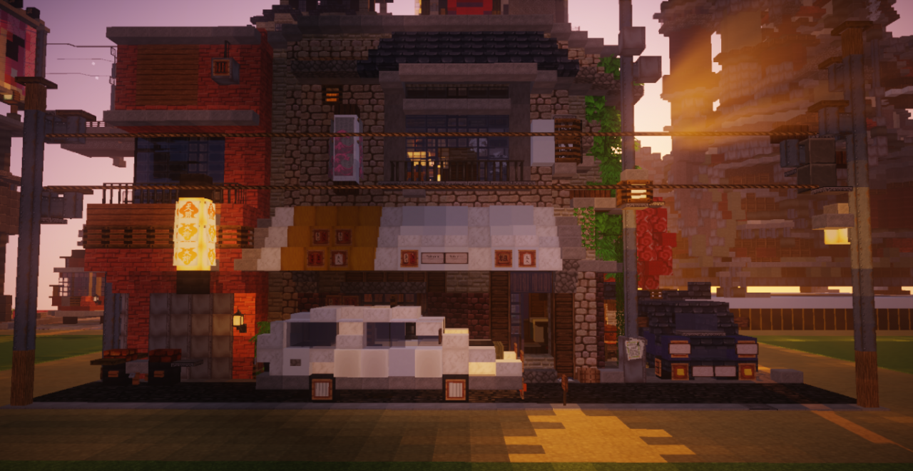 Initial D Replica Build Plot Minecraft Map