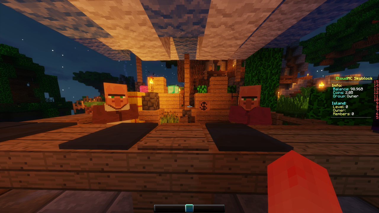 CloudMC Custom Skyblock + Island Top PAYOUT Minecraft Server