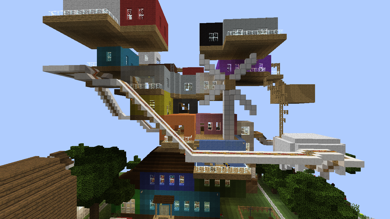 Hello neighbor minecraft map - zoomdisplay