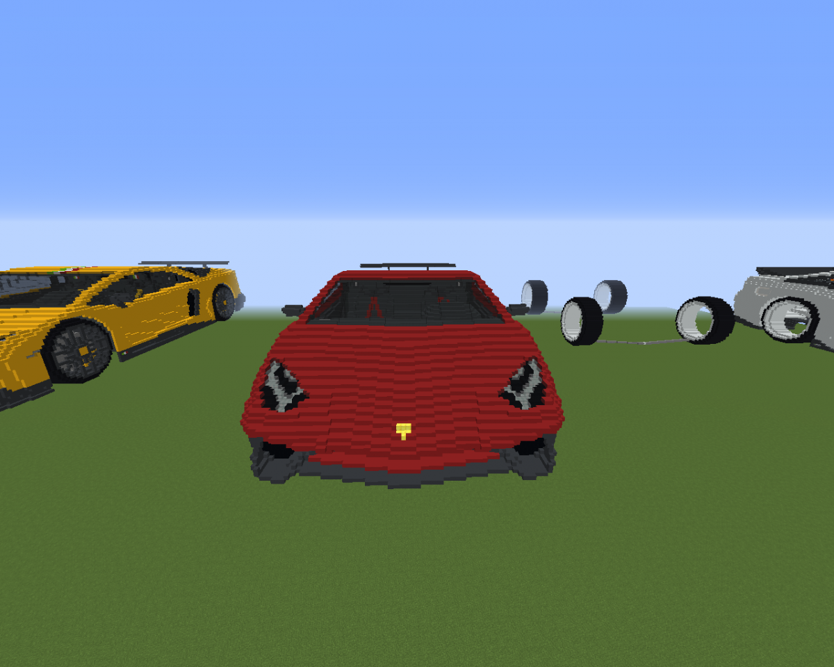 Lamborghini Aventador SuperVeloce lp-750-4 Minecraft Map