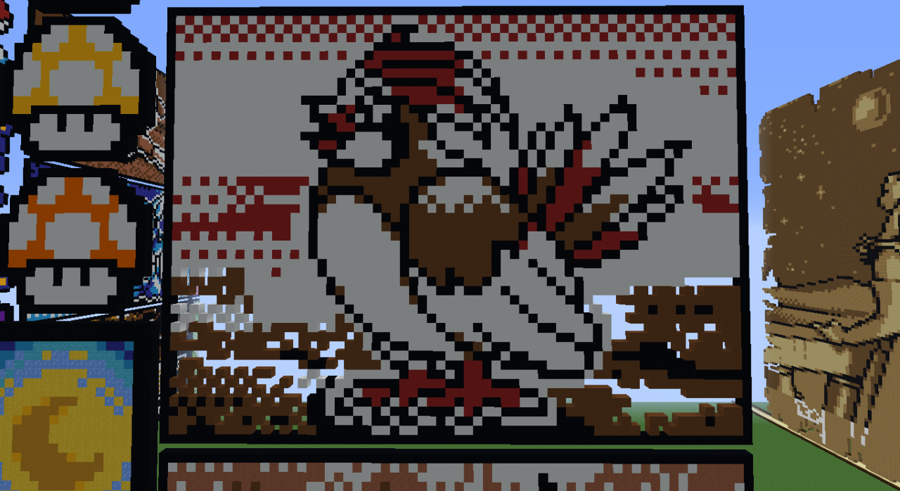 Pidgeotto Pixelart! Minecraft Map