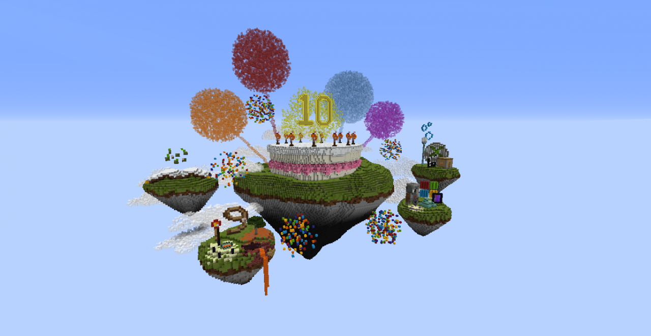 10 Years of Minecraft Minecraft Map