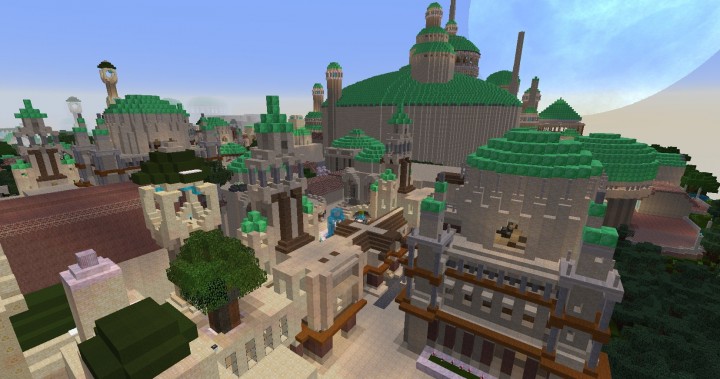 Naboo, age: Clone Wars (Star Wars planet) Minecraft Map
