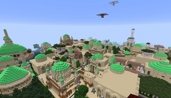 Naboo, age: Clone Wars (Star Wars planet) Minecraft Map