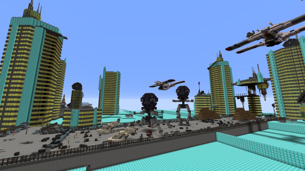 Christophsis, age: Clone Wars (Star Wars planet) Minecraft Map
