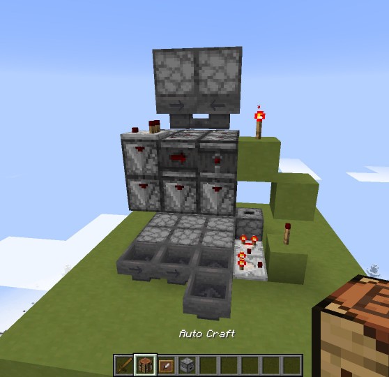 Auto Crafting with Custom Crafting-Recipes Minecraft Data Pack