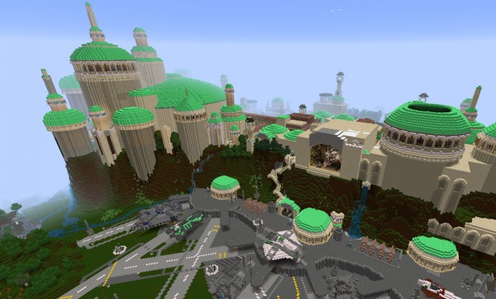 Naboo, age: Clone Wars (Star Wars planet) Minecraft Map