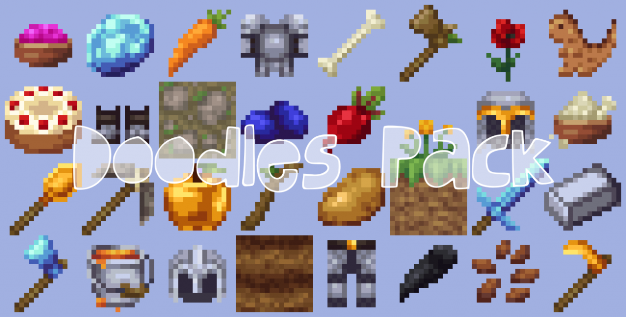 Doodles Pack [MC v1.13] [16x] Minecraft Texture Pack
