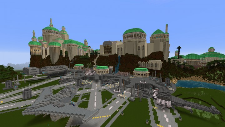 Naboo, age: Clone Wars (Star Wars planet) Minecraft Map