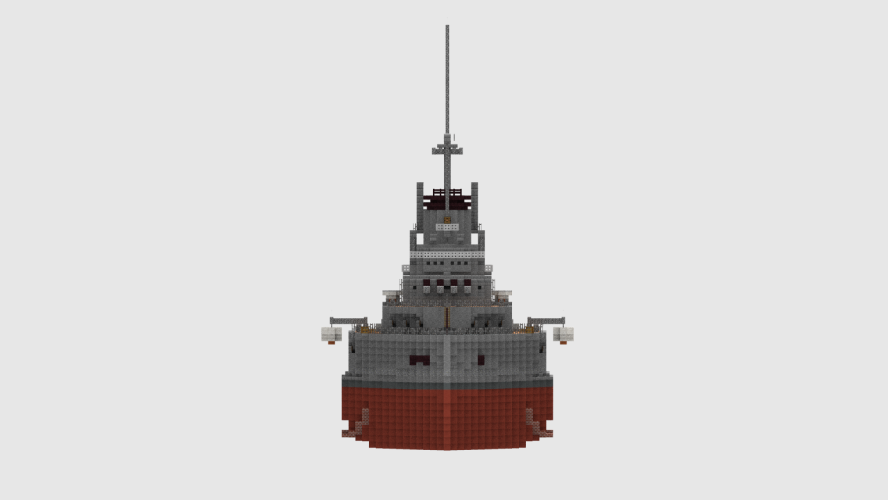 French Battleship Normandie Minecraft Map