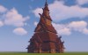 Norwegian Stave Church Minecraft Map