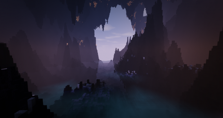 Teraforming grotte Minecraft Map