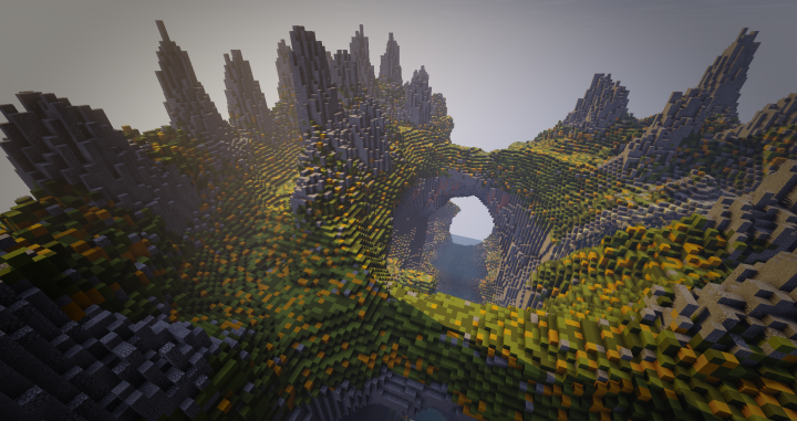 Test de teraforming Minecraft Map