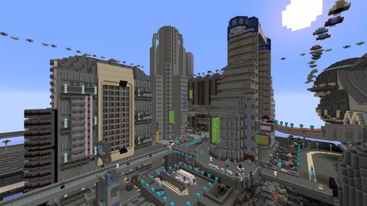Coruscant, age: Clone Wars (Star Wars planet) Minecraft Map