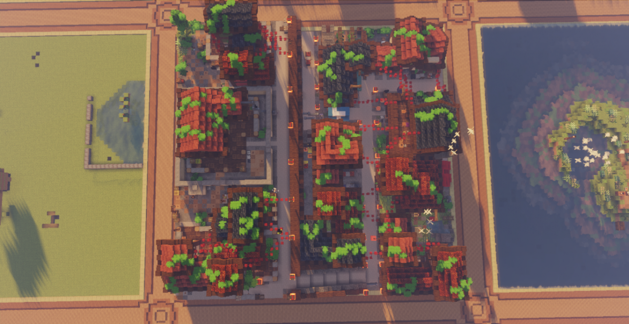 Small Japanese Town Plot Minecraft Map