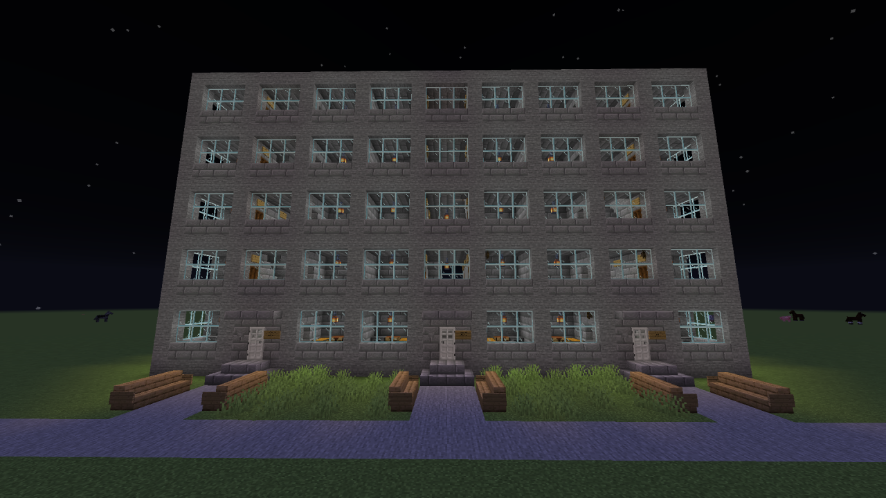 Soviet apartment building (Khrushchyovka) Minecraft Map