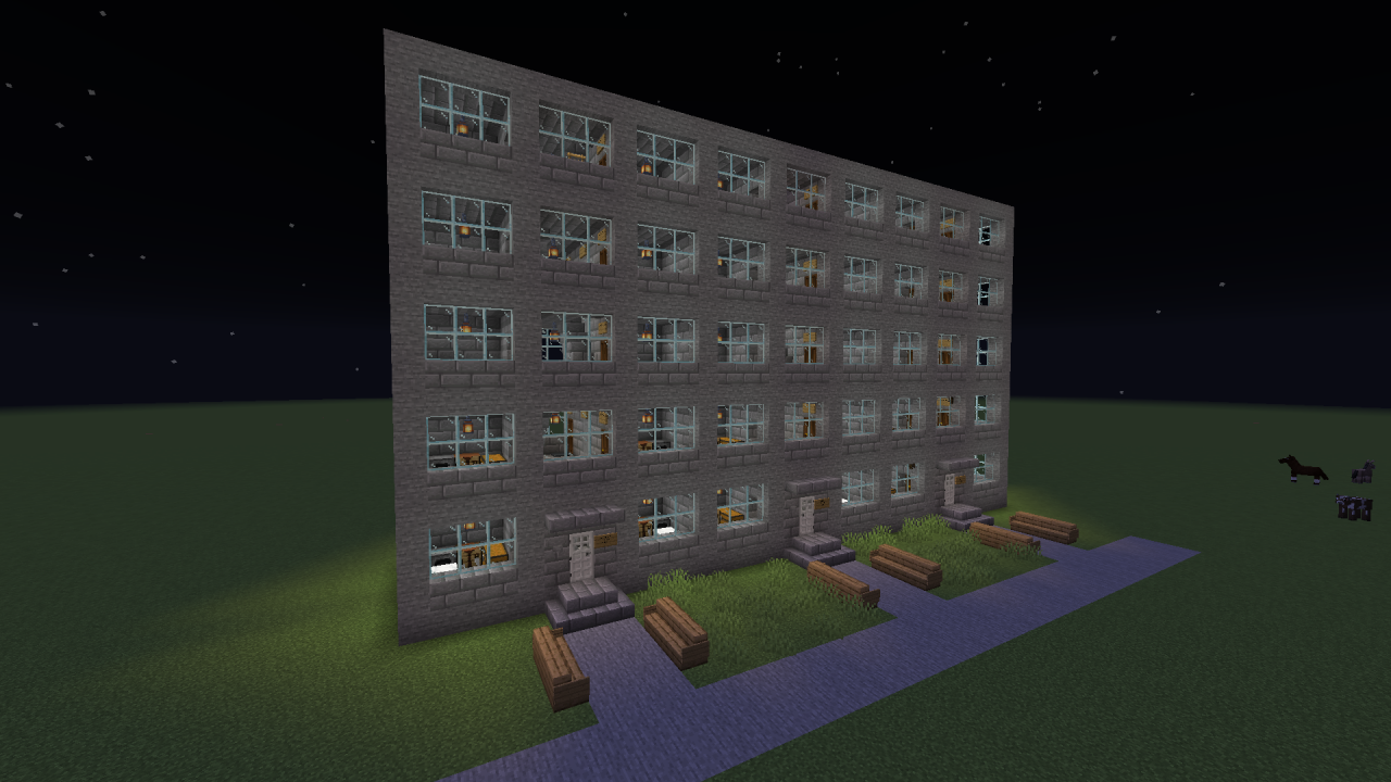 Soviet apartment building (Khrushchyovka) Minecraft Map