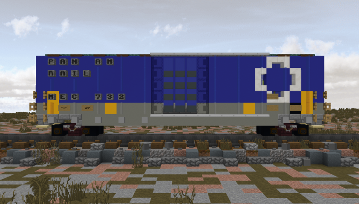 Pan Am Railroad 50ft Boxcar Minecraft Map