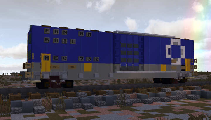Pan Am Railroad 50ft Boxcar Minecraft Map