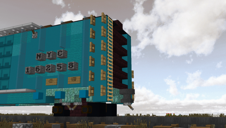 New York Central Railroad 40ft Boxcar Minecraft Map