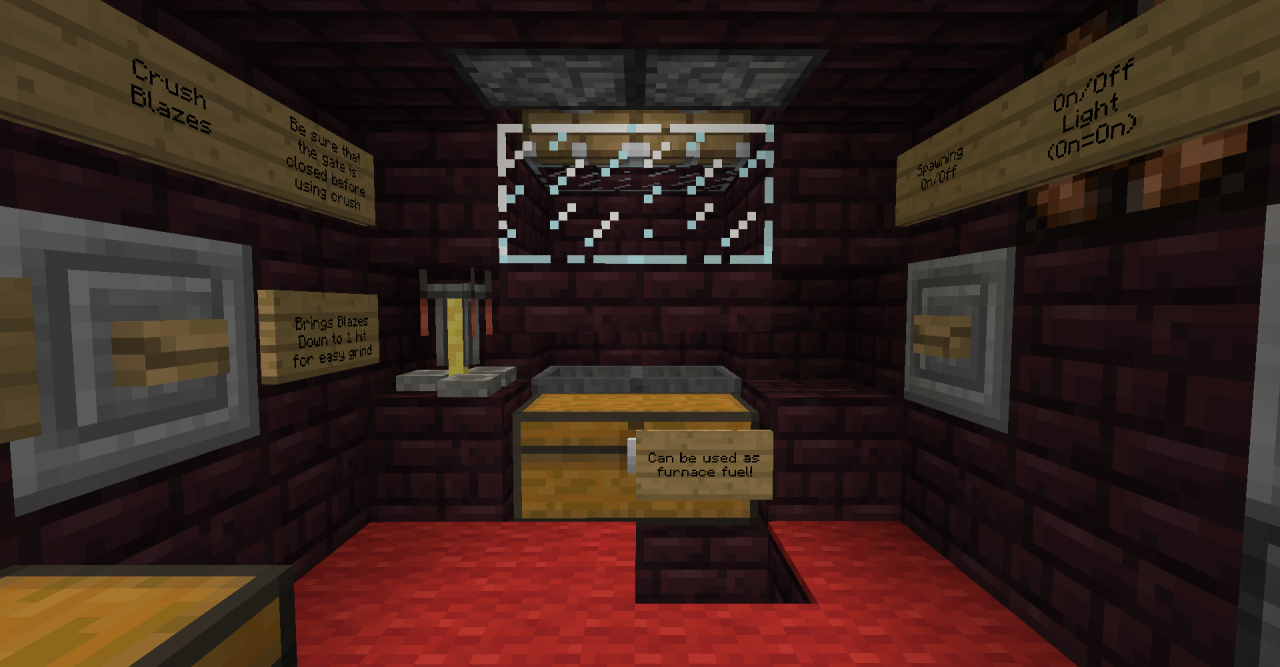 Under Spawnington on the Big Sister Server Minecraft Map