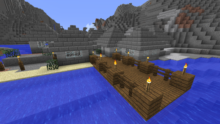 Stone Beach Coastal Village - Calm - Minigames - Survival Minecraft Map