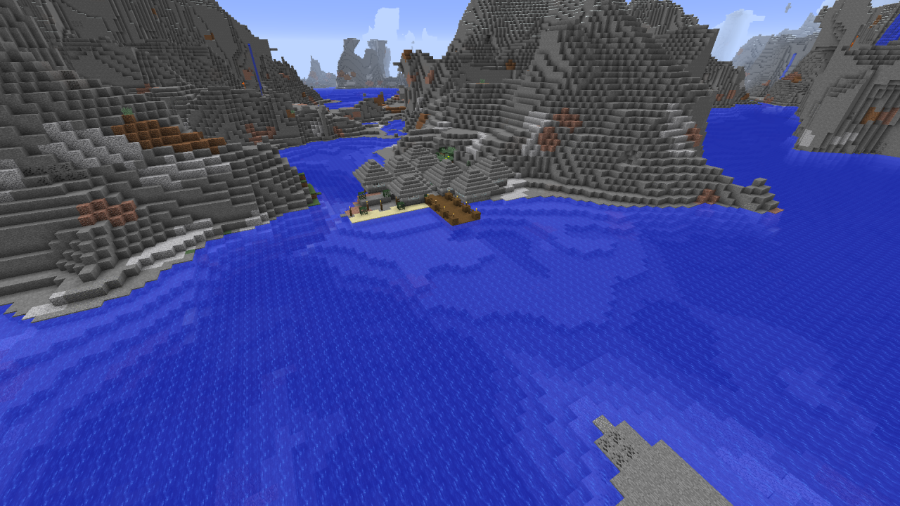 Stone Beach Coastal Village - Calm - Minigames - Survival Minecraft Map