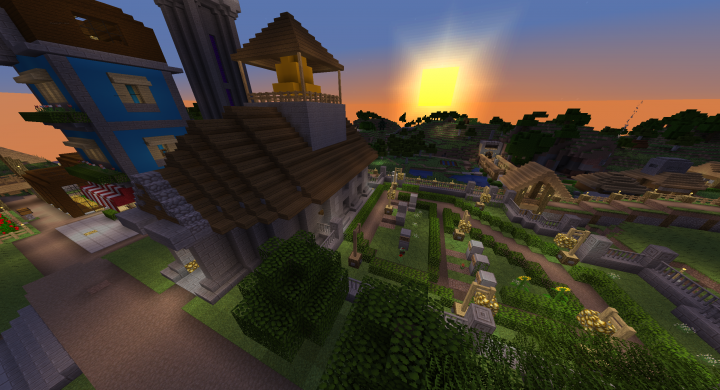 Server Spawn: Temple Minecraft Map