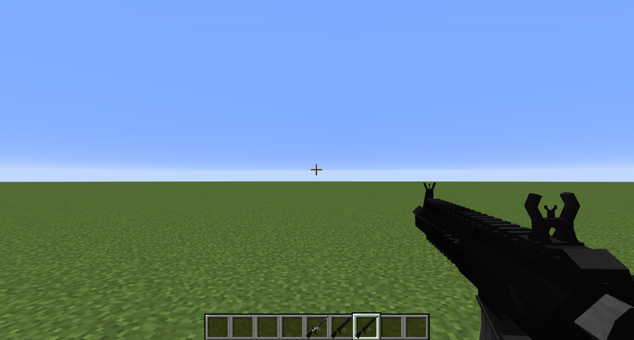 Assault rifle 3d Model realistic Minecraft Texture Pack